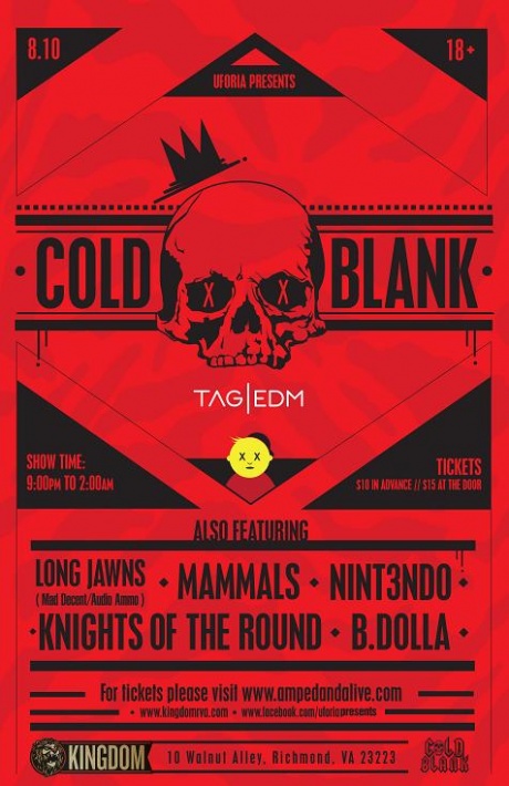 NEXT WEEKEND: Cold Blank Takes Over RVA! - RVA Mag