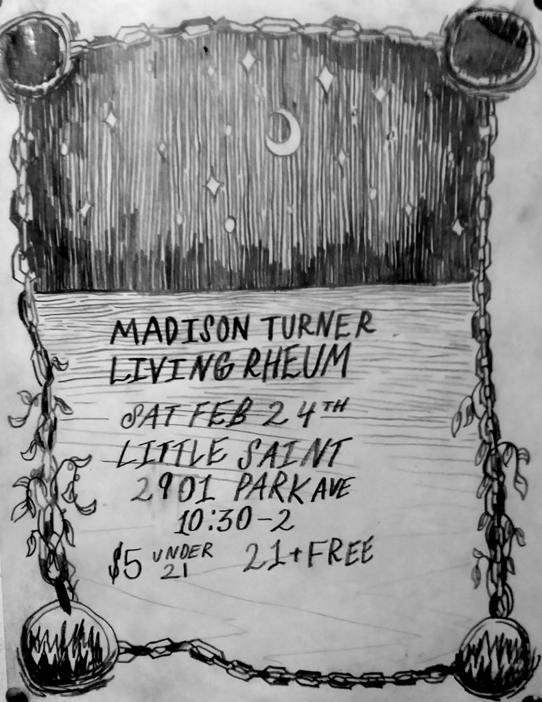 Madison Turner and Living Rheum at Little Saint - RVA Mag
